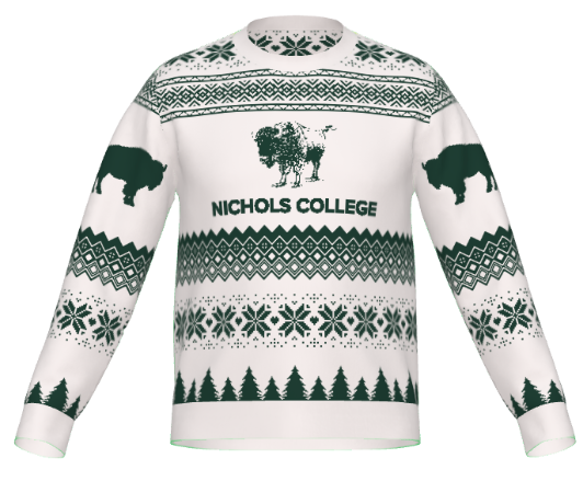 Nichols College Holiday Sweater 2025